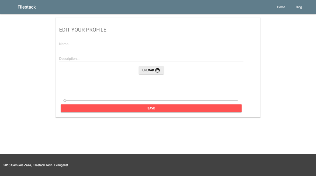Create Profile Pictures with NodeJS, JQuery & Google MDL