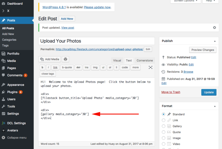 Seamless Integration With Filestack WordPress Upload Plugin